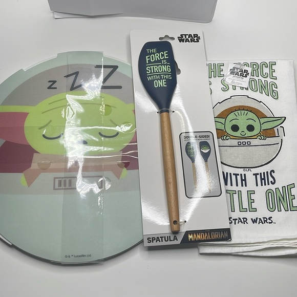 Star Wars | Kitchen | New Set Of Mandalorian Kitchen Includes 4 ...